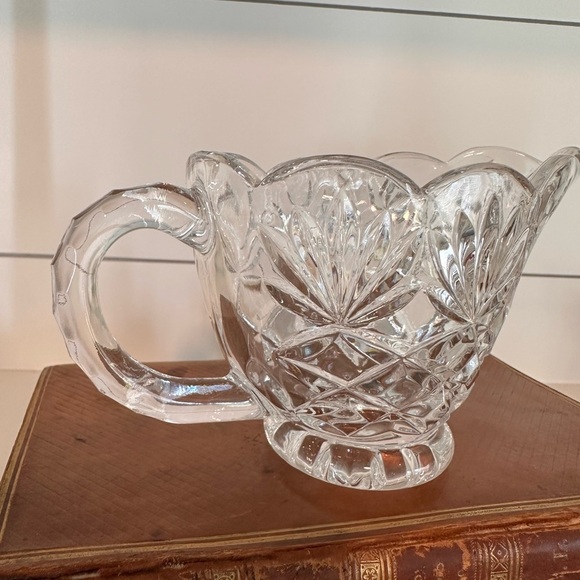 Vintage | Kitchen | Vintage Elegant Clear Glass Creamer Shannon Crystal ...